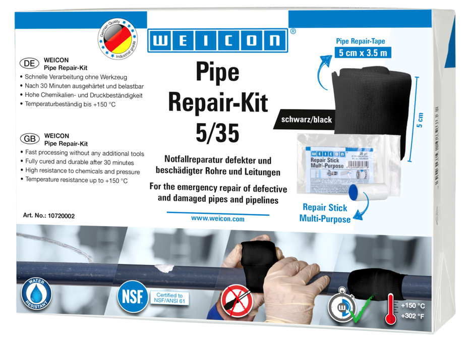 Pipe Repair-Kit | untuk perbaikan darurat pada pipa dan saluran yang ...
